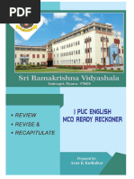 1PUC English MODEL PAPER 2024-25 | PDF