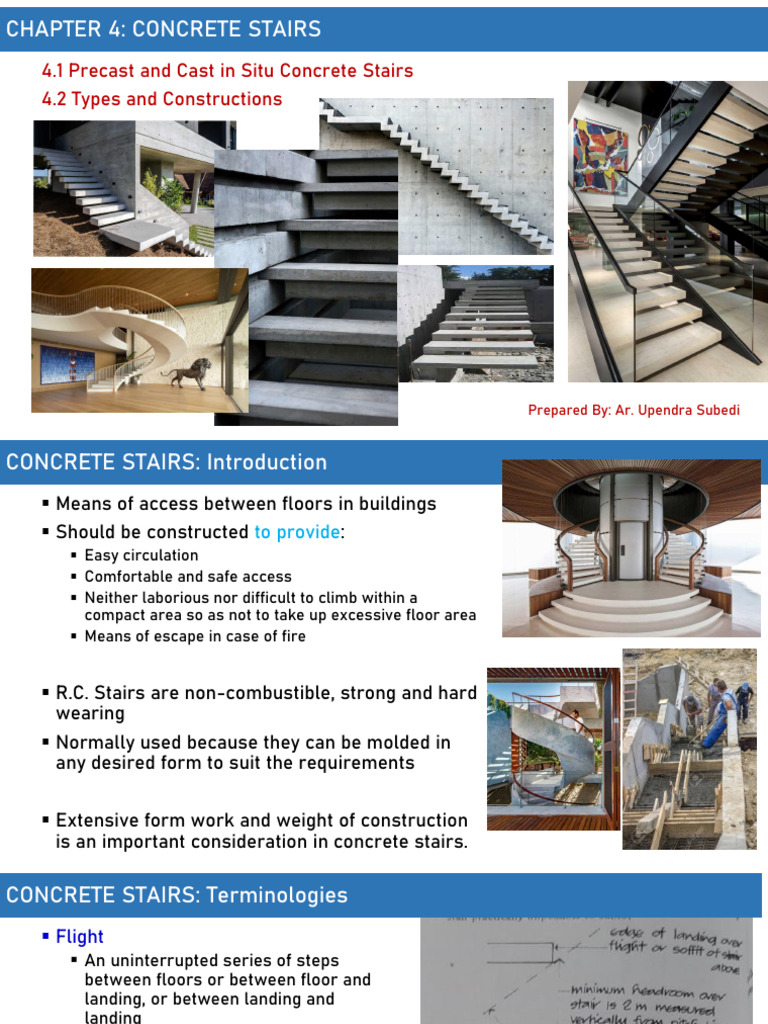 4. Concrete Stairs | Download Free PDF | Stairs | Precast Concrete