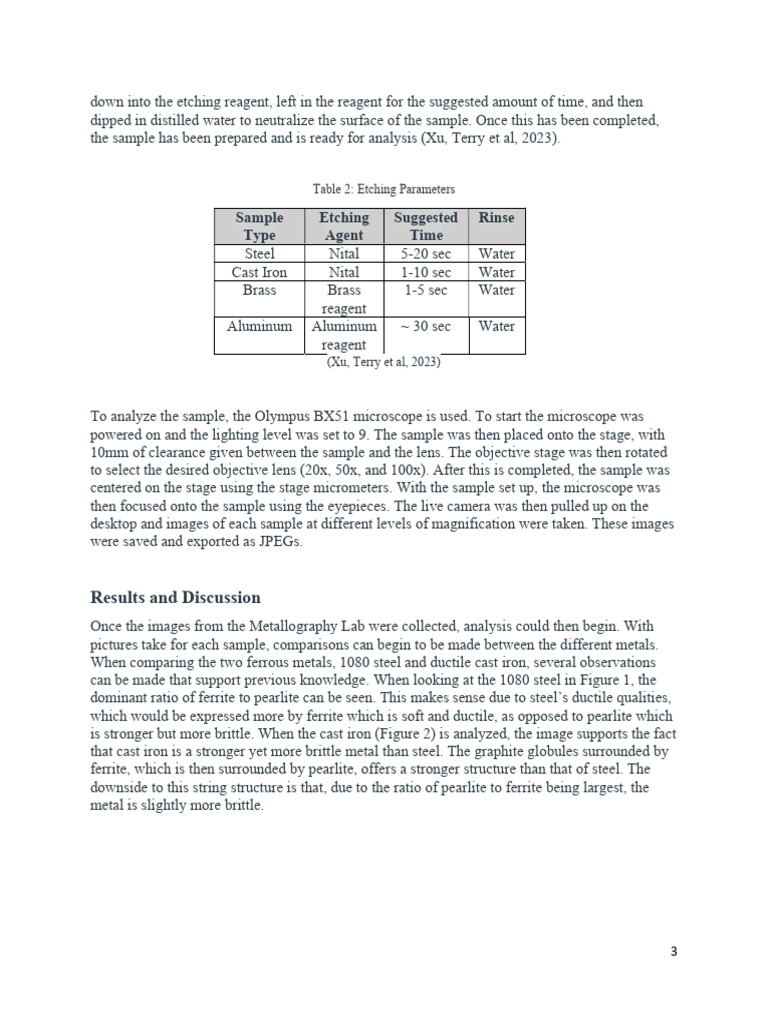 Metallography | PDF | Steel | Brass