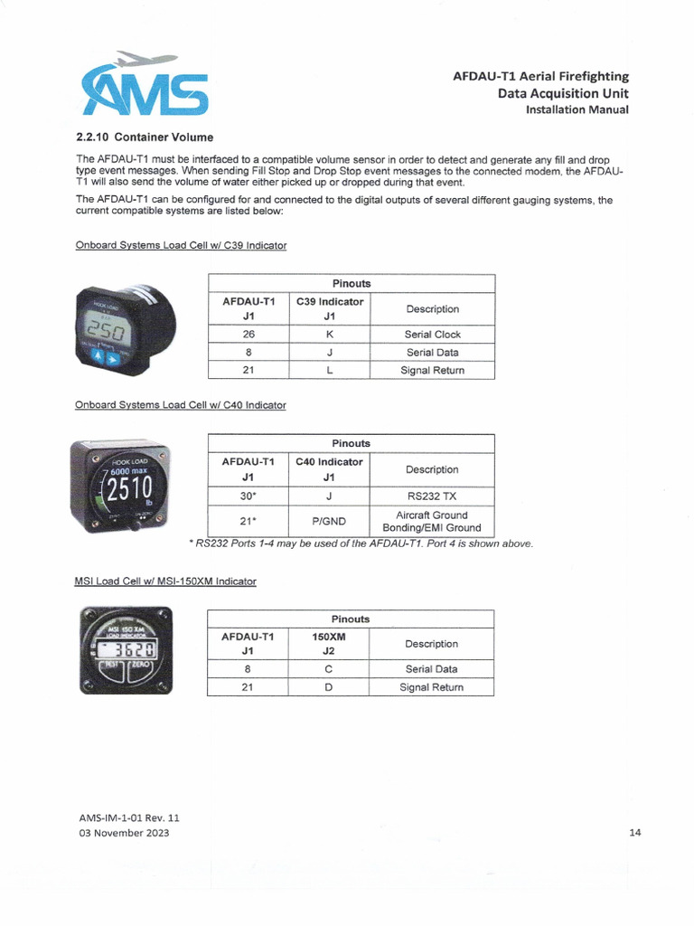 Wiring c39 Con Celda de Carga Onboard | PDF