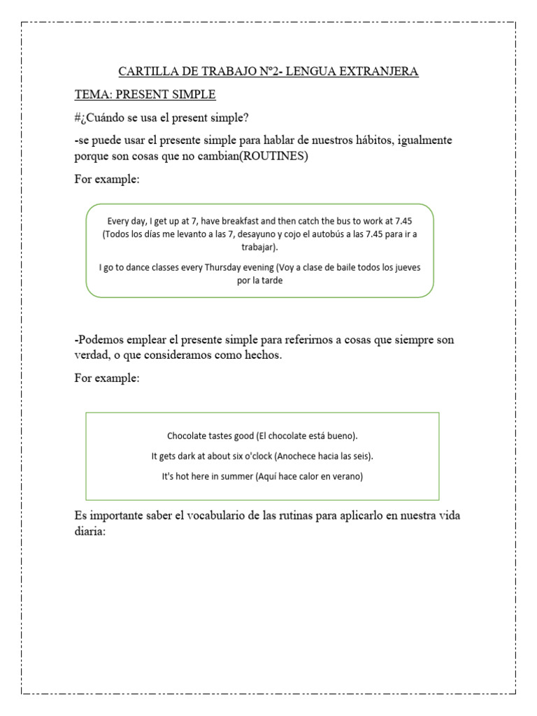 Cartilla de Trabajo Nº2 | PDF | Sintaxis | Lingüística