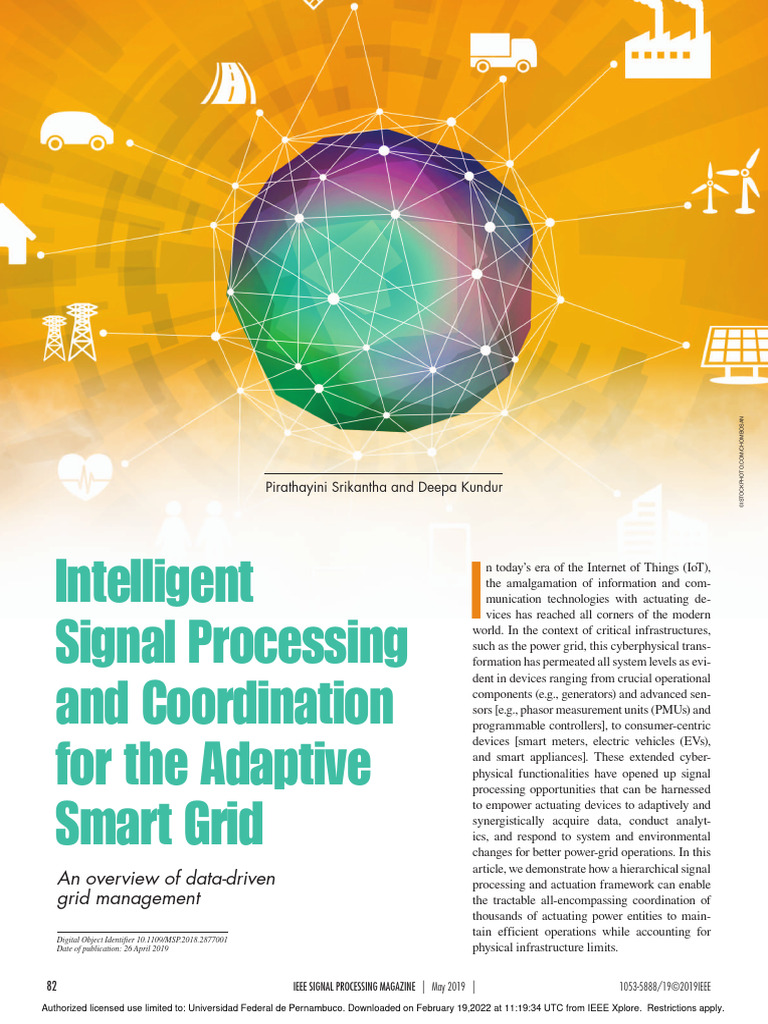 Intelligent Signal Processing and Coordination For The Adaptive | PDF ...