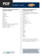NAC Food Allergen Menu Matrix SAMPLE May 2024 | PDF | Food Allergy ...