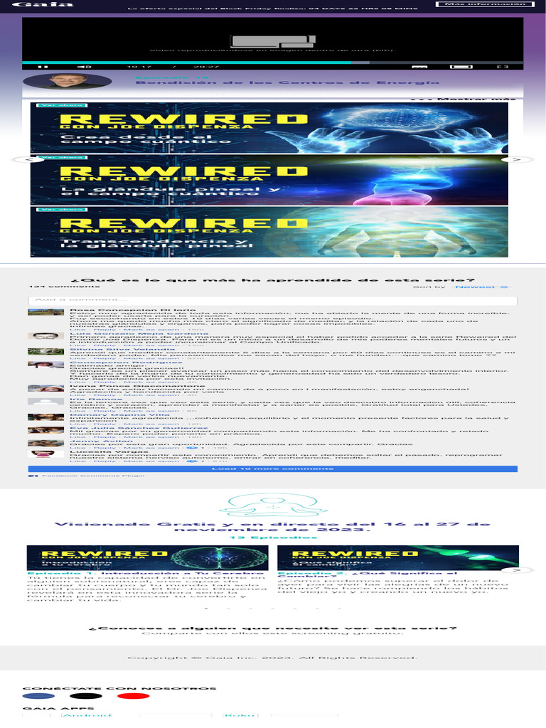 Screening Mundial Gratuito - Rewired Con Joe Dispenza | PDF ...