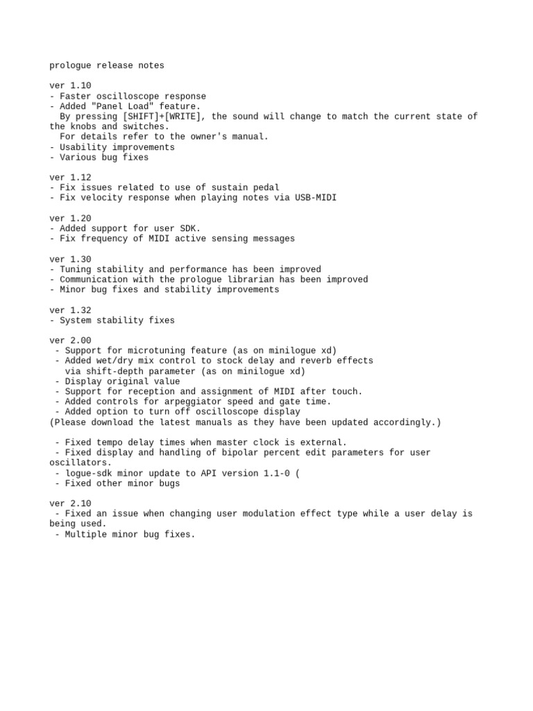 Release Note e | PDF
