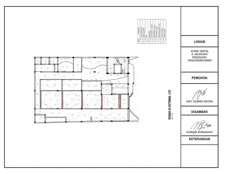 Denah Elektrikal LT 2 | PDF