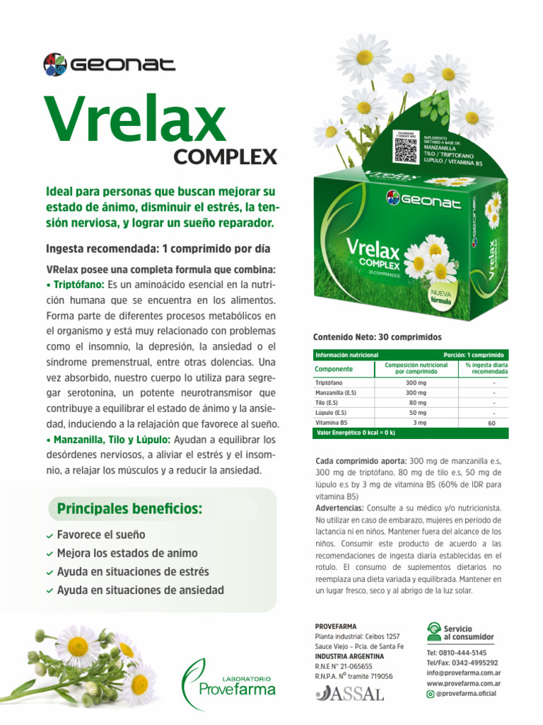 Vrelax | PDF | Nutrición | Dieta y nutrición