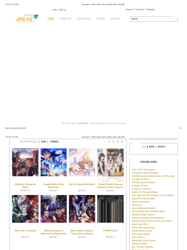Gogoanime - Watch anime online, English anime online HD | PDF | Anime ...