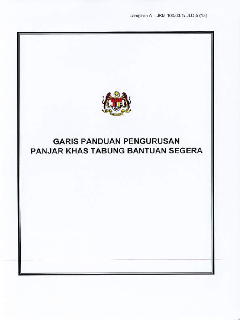 Garis Panduan Pengurusan Panjar Khas Tabung Bantuan Segera - Compressed ...