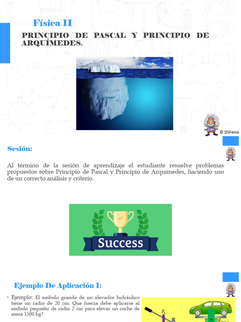 Practica - Principio de Pascal y Arquimedes | PDF | Cantidades fisicas | Metrología