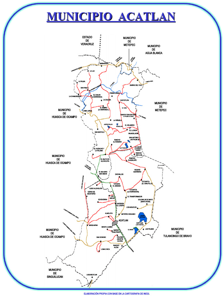 001 Mapa Acatlan | PDF