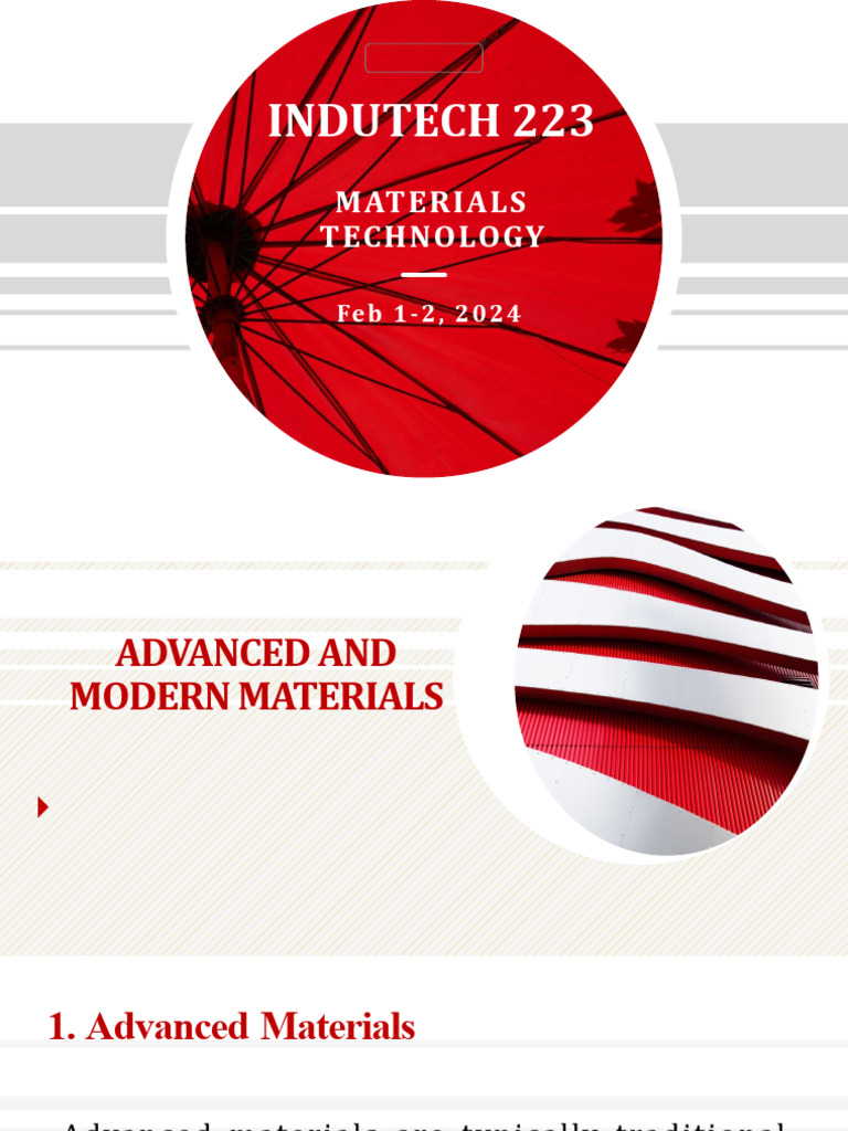 Presentation in Materials Tech Advanced Materials | Download Free PDF | Biomaterial | Tissue ...