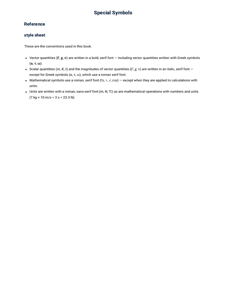 Physics Symbols Reference Guide | PDF | Volt | Planets In Astrology