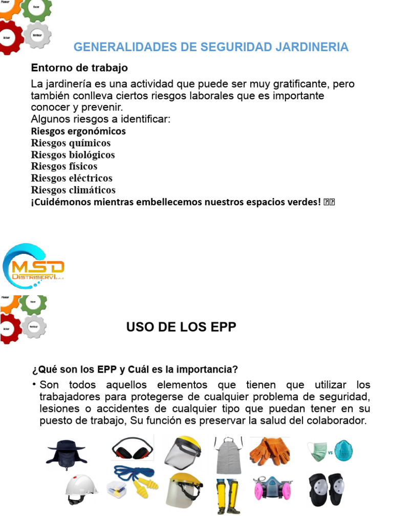 Presentacion Capacitacion MSD Tips de Manejo de Grecas, Maquinaria y ...