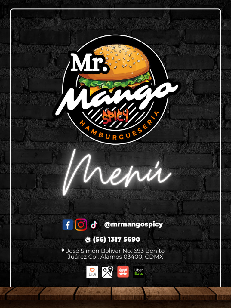 Mr. Mango - Menú | PDF | ensalada | Parilla