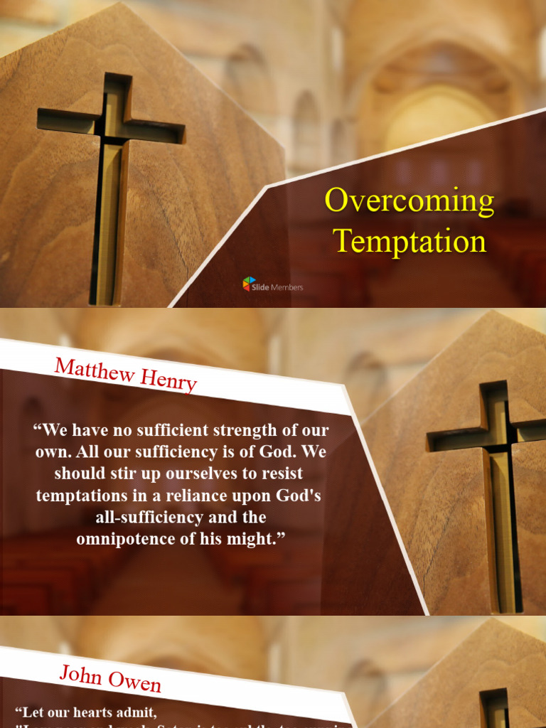 Overcoming Temptation | PDF | Baptism | Jesus