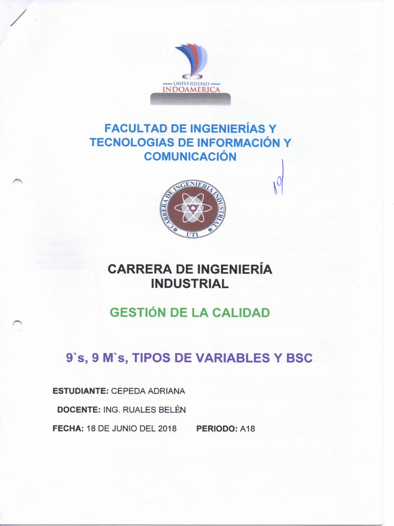 9S 9MS Tipos de Variables BSC | PDF