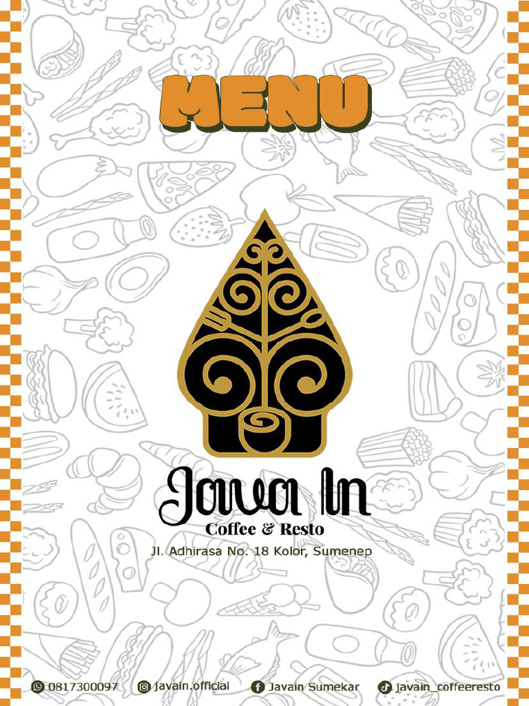 Menu Java in Coffee & Resto-1 | PDF