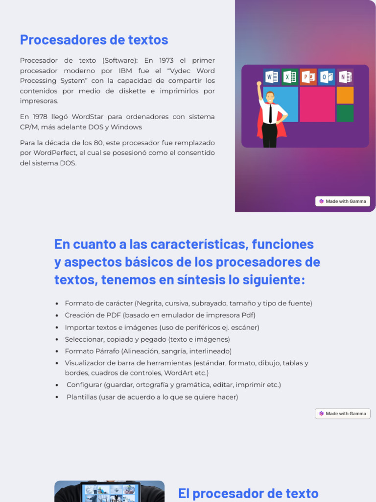 Procesadores de Textos | PDF | Procesador de textos | Archivo de ...