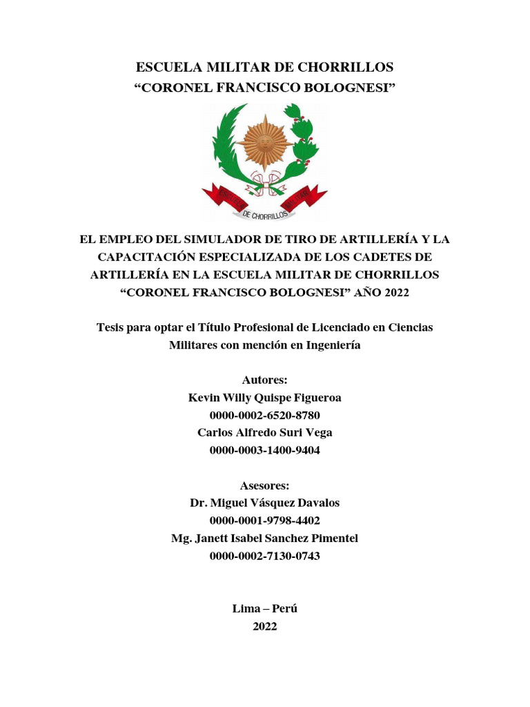 Tesis Empleo Del Simulador EMCH | PDF | Science