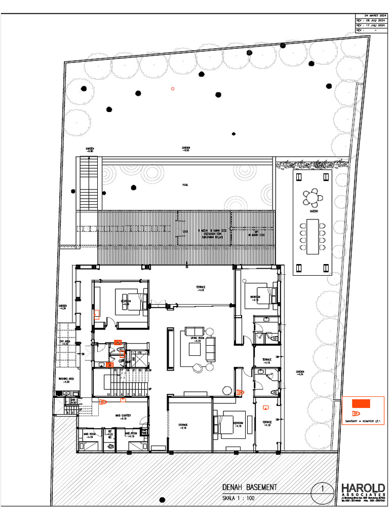 Denah LT - Basement | PDF