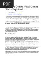 Gemba Walk Template for Process Improvement | PDF