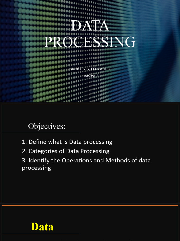 Data Processing 9 | PDF | Data | Data Processing