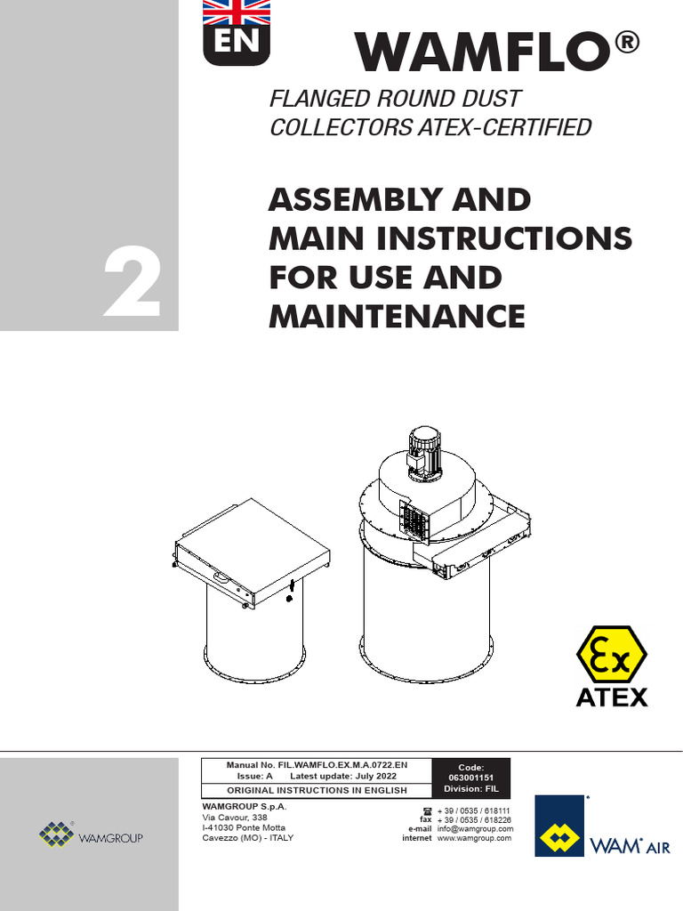 Wamflo Atex - M A 0722 en | PDF | Safety | Crane (Machine)