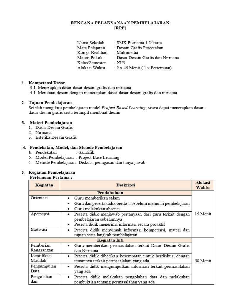 RPPDGP Nirmana | PDF