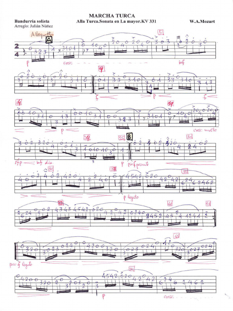 Marcha Turca PDF | PDF