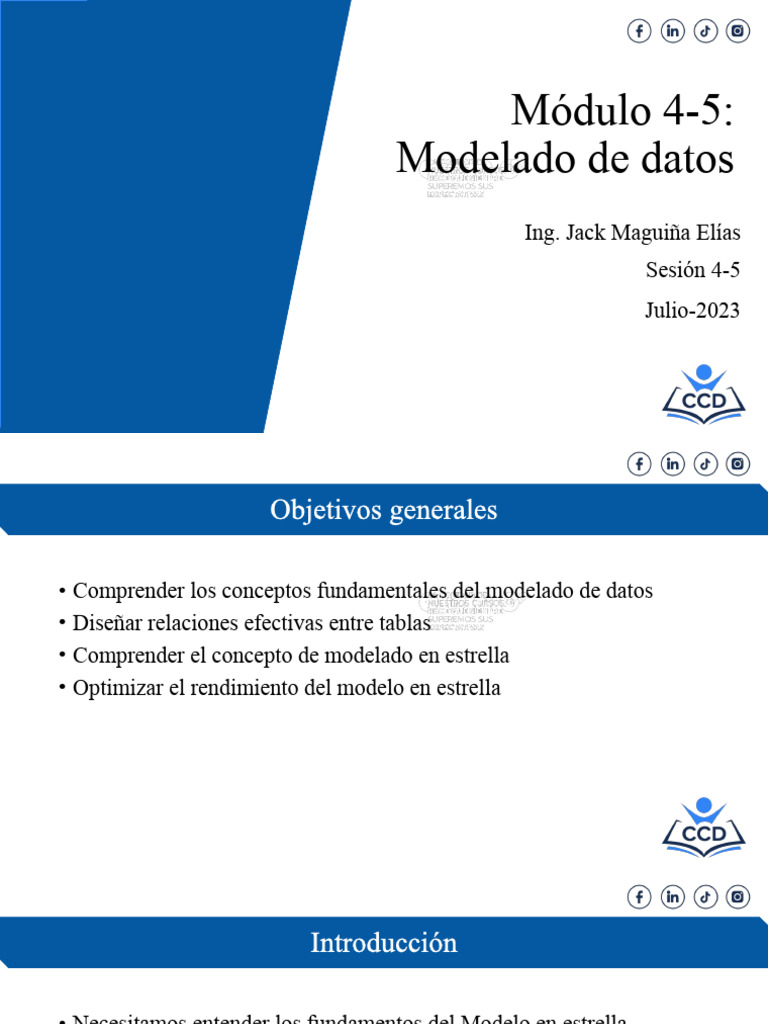 Módulo 4 - 5 Modelado de Datos | PDF | Gestión de datos