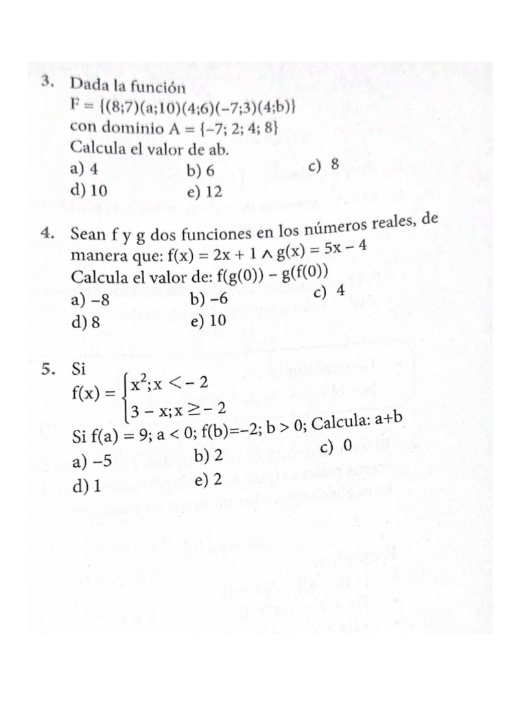 3. Dada la función | PDF
