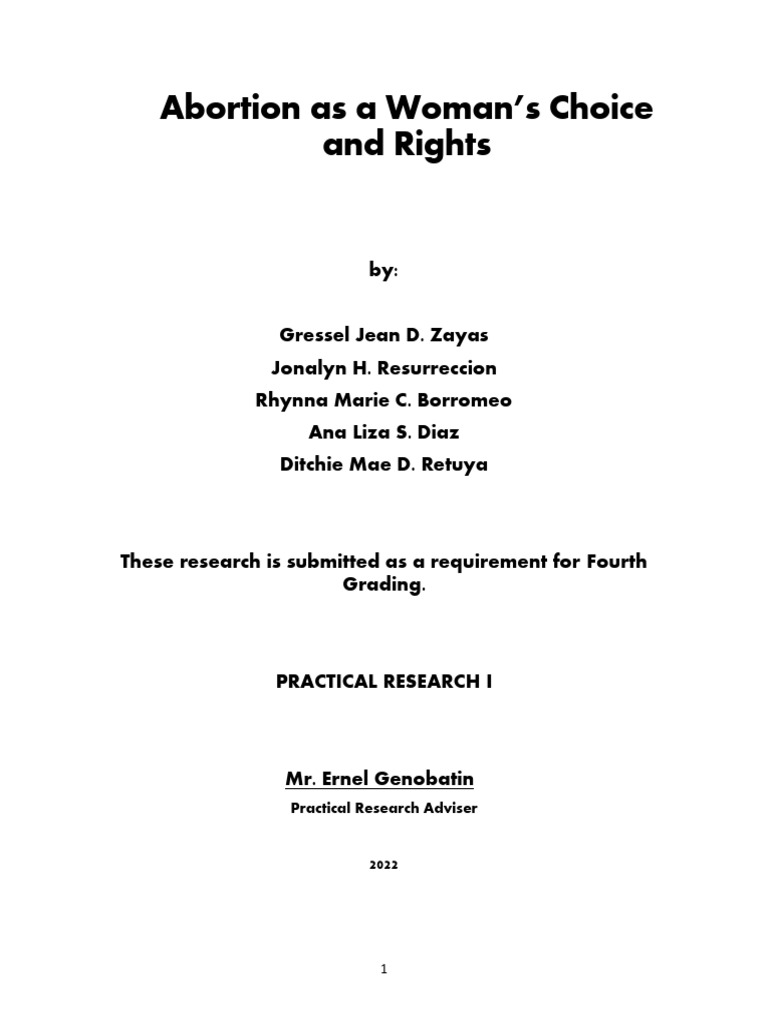 ABORTION | PDF | Abortion | Pregnancy