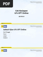 Panduan Ujian Bahasa UIN Jakarta - ONSITE (SIBA) | PDF