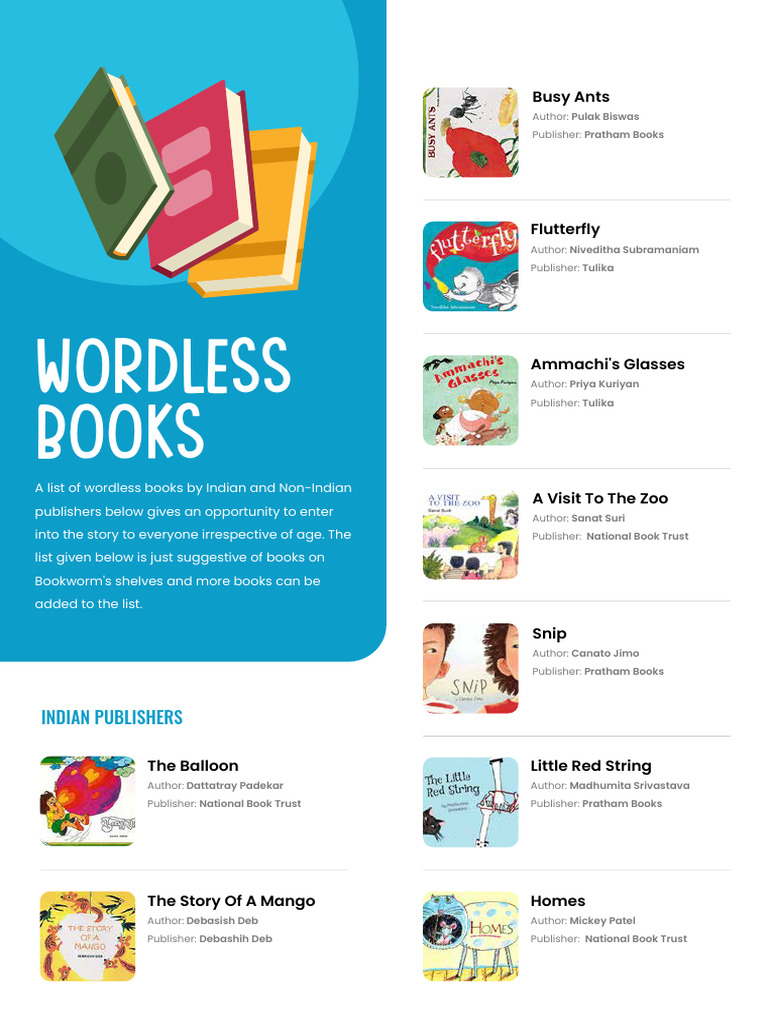 Wordless-Books Final | PDF | Book Publishing Companies | Books