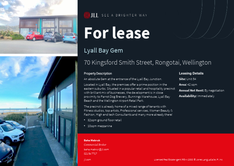 Unit 54 Lyall Bay Junction Flyer | PDF