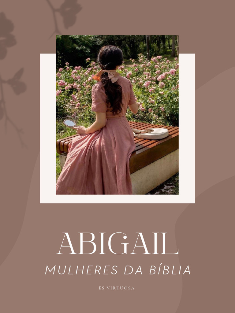 Mulheres Da Bíblia - Abigail.pdf | PDF | Davi