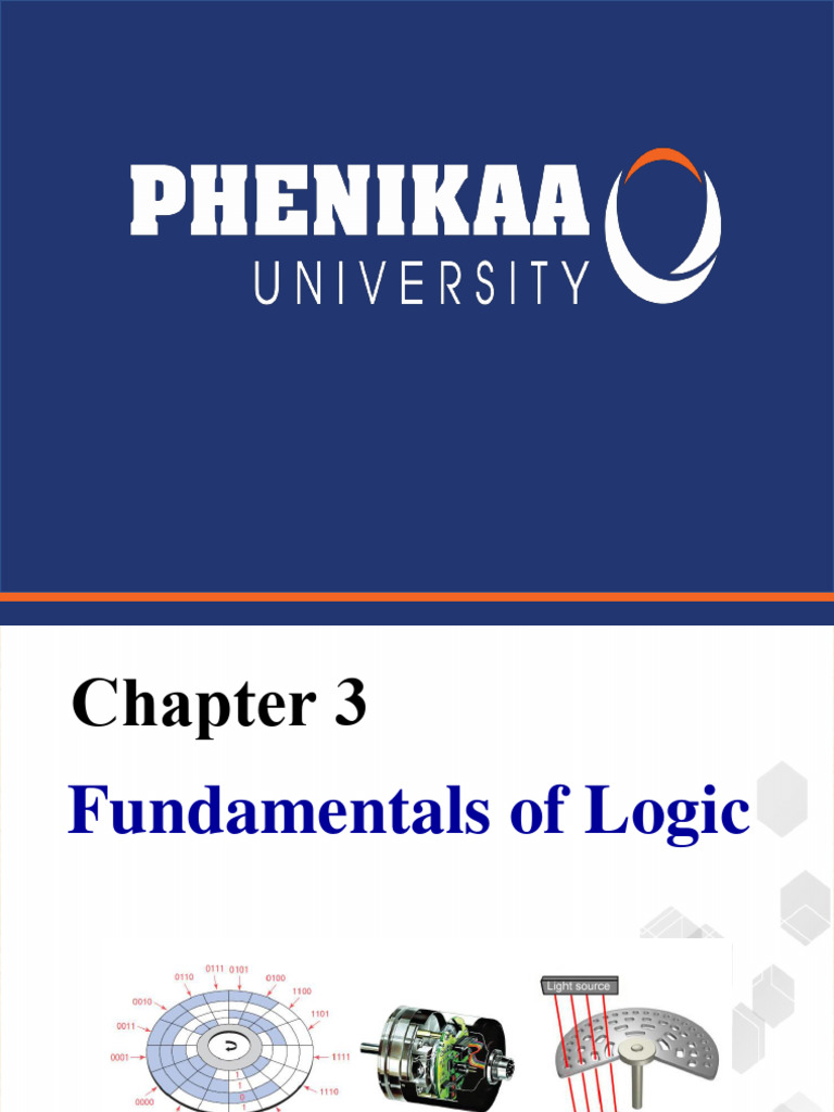 Chapter 3.1 - Fundamentals of Logic | PDF | Binary Coded Decimal | Computer Data