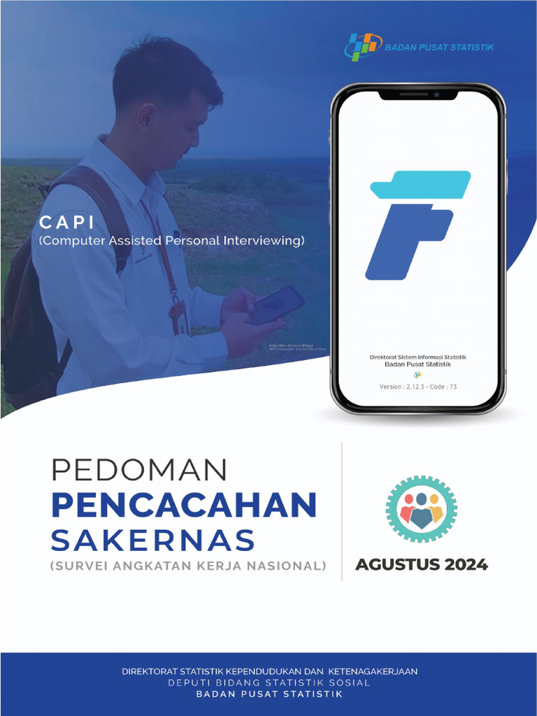 -FINAL- BUKU PEDOMAN PENCACAHAN SAKERNAS AGUSTUS 2024 | PDF