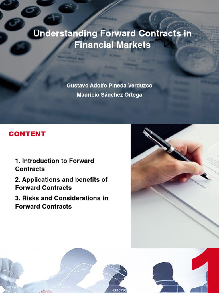 Understanding Forward Contracts in Financial Markets | PDF | Financial Risk | Futures Contract