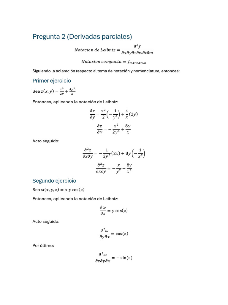 Clase del 09-07-2024 - Matematica III | Descargar gratis PDF | Integral | Derivado