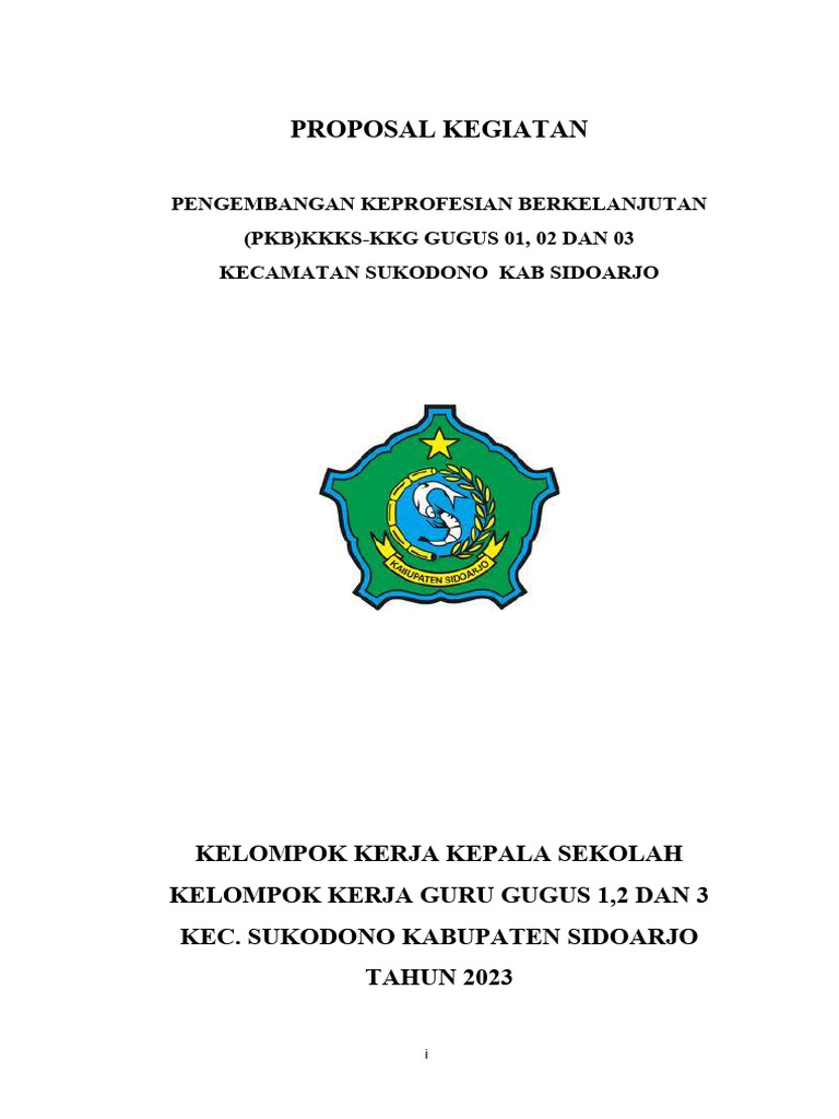 Cover Proposal Kegiatan PKB 2023 B Lia | PDF