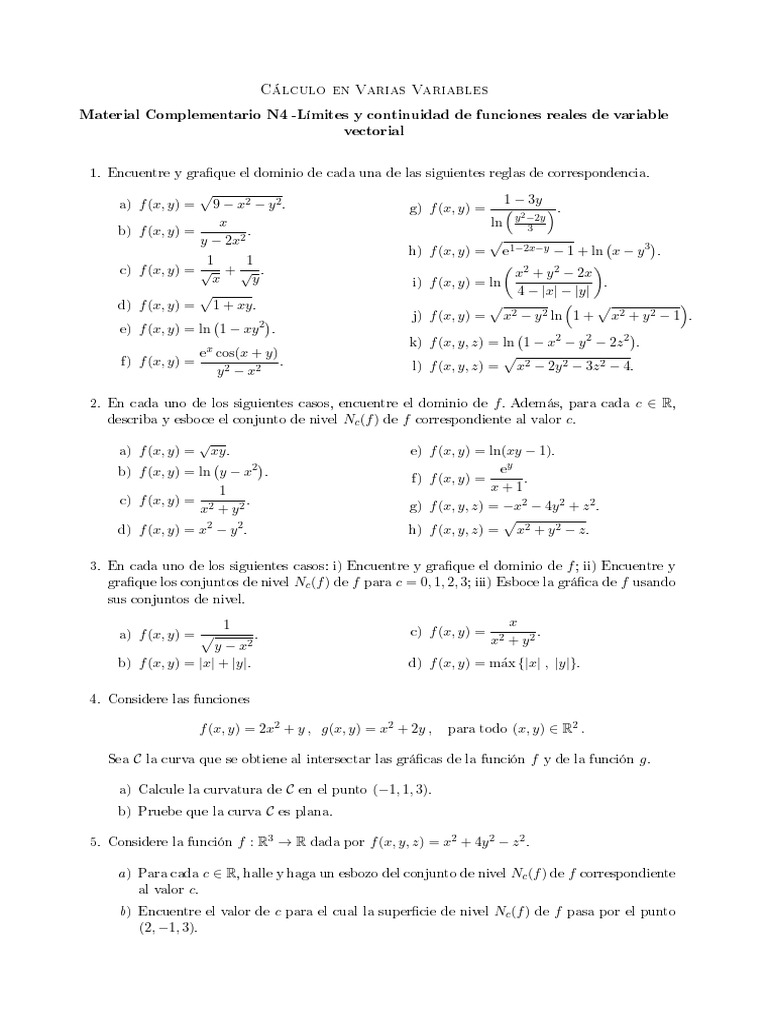 Material Complementario N°4 | PDF | Geometría analítica | Física Matemática