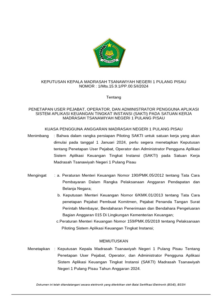 SK Sakti 2024 | PDF
