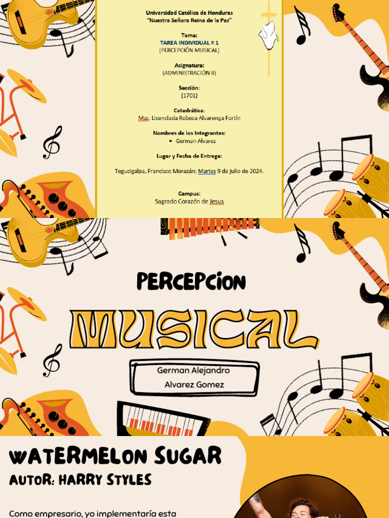 Percepción Musical | PDF | Grabación de sonido