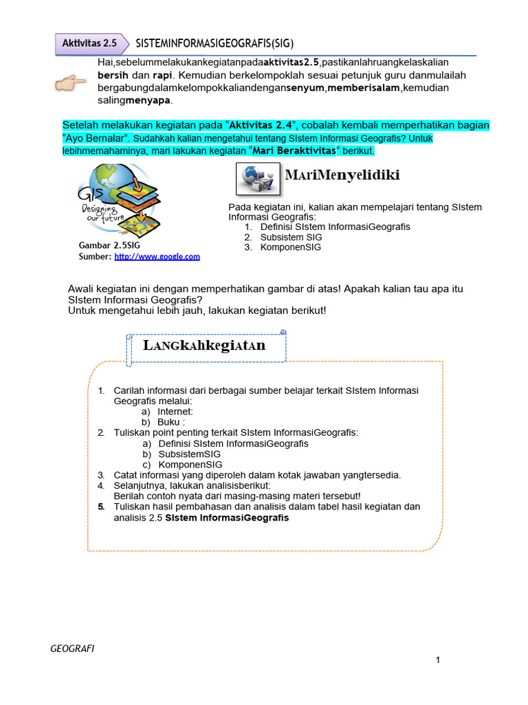 UKBM Geo 5 Dan 6 | PDF | Komputer