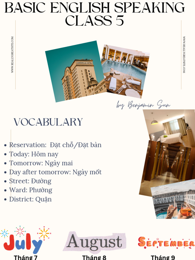 Basic English Speaking Class 5 | PDF