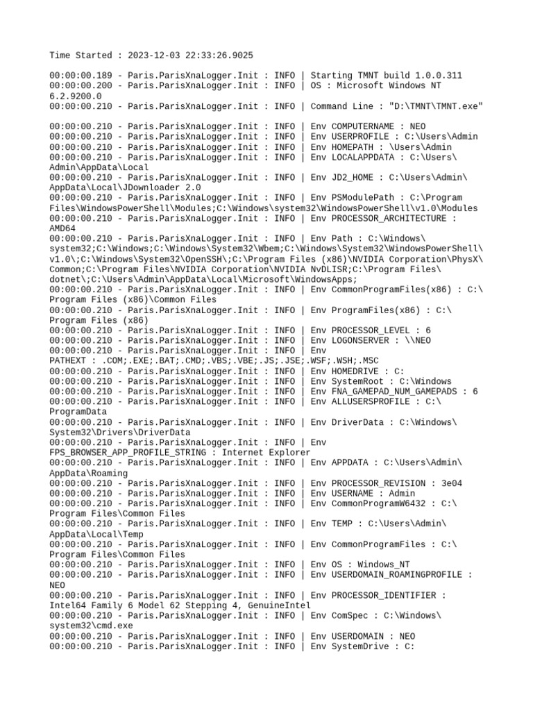 Log | PDF | Computer Architecture | X86 Architecture