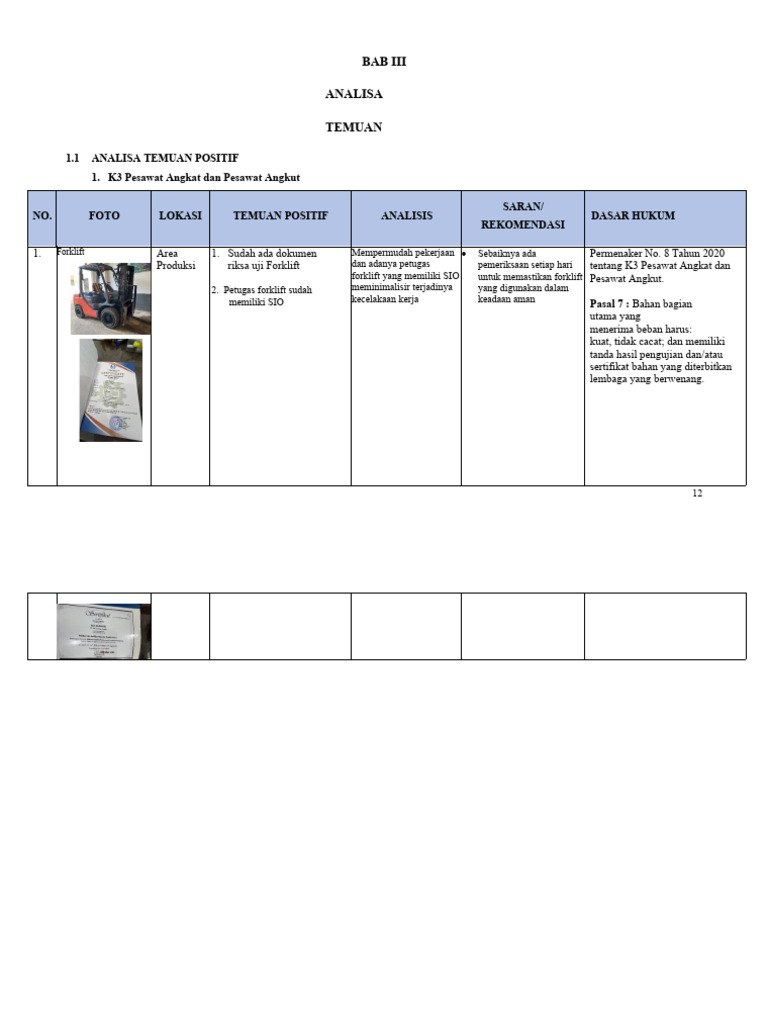 BAB III Analisa Temuan | PDF