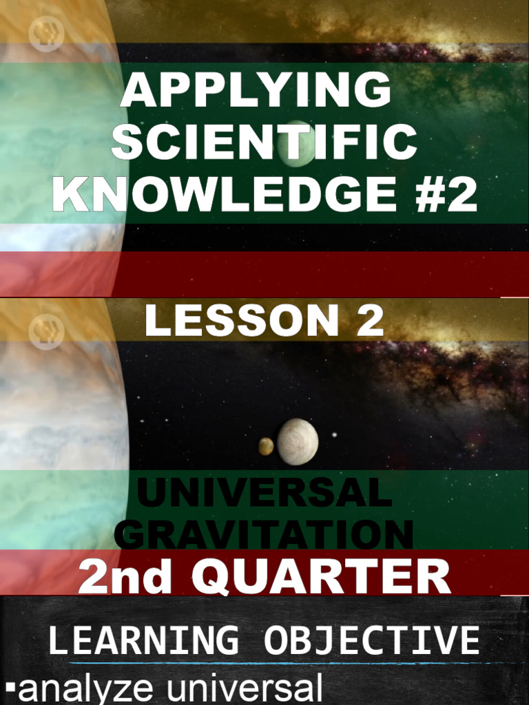 q2 l2 Newtonians Universal Gravitation 1 | PDF